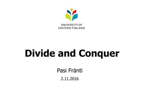 Daa Divide N Conquer Ppt