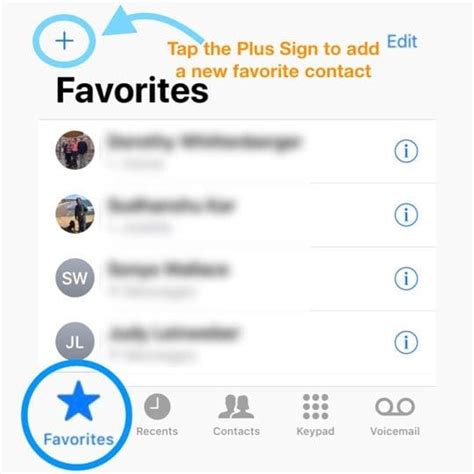 Iphone Favorite Contacts Not Working Fix It Appletoolbox