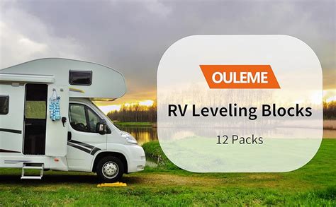 Amazon Com OULEME Pack RV Leveling Blocks Stackable Jack Blocks Interlocking Leveling Pads