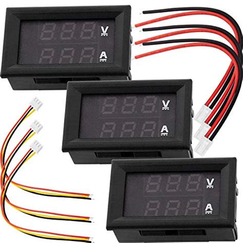 Azdelivery 3 X Digital Multimeter Dual Led Display Voltmeter Dc 4 5v 30v 20ma Ammeter Dsn Vc288