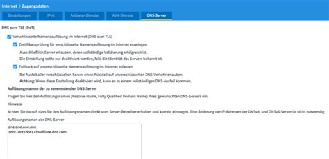DNS Over TLS Auf Einer Fritzbox Aktivieren Michis Blog