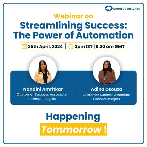 Konnect Insights On Linkedin Webinar Freewebinar Automation Powerofautomation