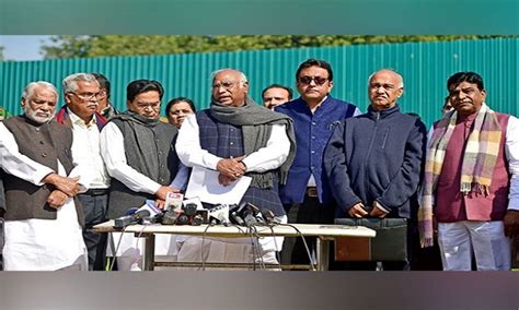 Budget Session Kharge Calls Opposition Meeting Tomorrow To Chalk Out