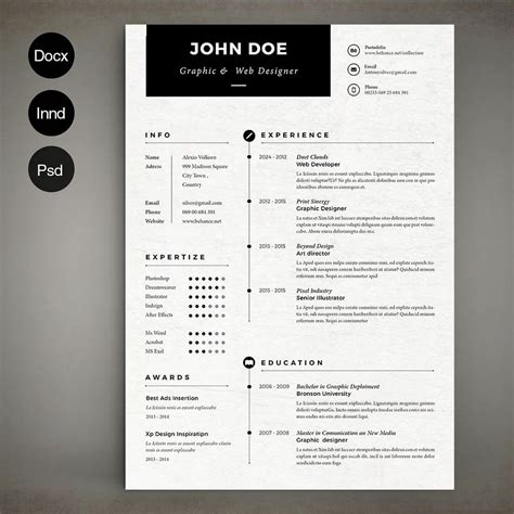 Libreoffice Cv Template Free Free Resume Examples