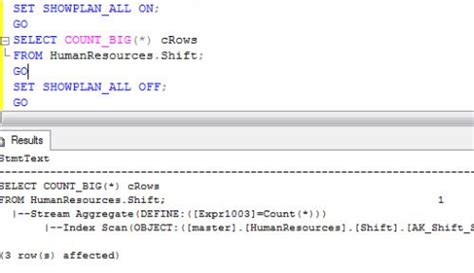 Sql Server Stream Aggregate Showplan Operator Reason Of Compute
