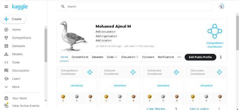 Mmohamed Ajmal On Linkedin Kaggle Datascience Machinelearning