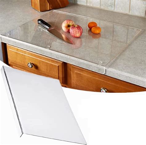Planches à découper en acrylique antidérapant pour comptoir de cuisine