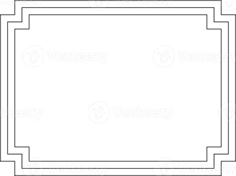 Border Line Square Transparent Background 35208217 PNG