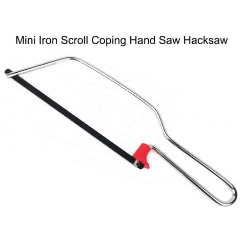 [ Ready Stock ] 1 Unit Mini Iron Scroll Coping Hand Saw Hacksaw For Diy