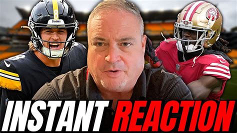 🚨instant Reaction To 49ers 30 7 Win Over Pittsburgh Steelers🚨 Youtube