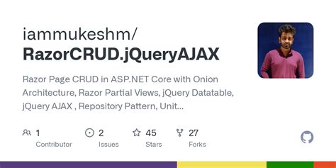 razorcrud jqueryajax web pages index cshtml at master · iammukeshm