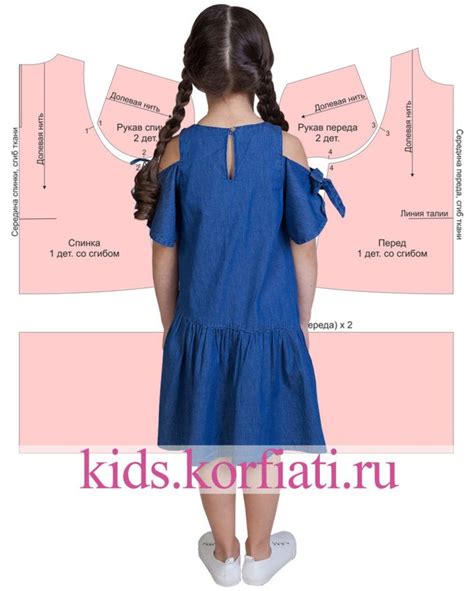 Выкройка летнего платья для девочки от Анастасии Корфиати Sewing