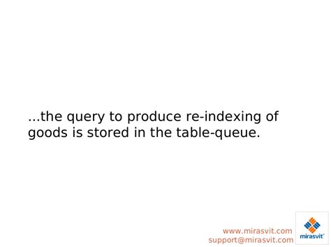 Fast Asynchronous Re Indexing