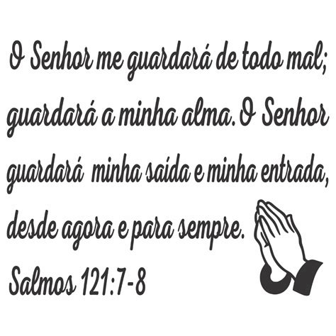 Adesivo Tanque Moto Carro Salmo O Senhor Me Guardará De Todo Mal 20 x
