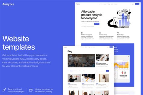 Analytics HTML Template On Yellow Images Creative Store 106835