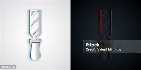 회색과 검은색 배경에 격리된 래스펜톤 파일 아이콘을 종이 잘라냅니다 나무와 금속으로 작업하기위한 래즈 워크 벤치 워크샵을위한 도구 종이 아트 스타일 벡터 3차원 형태에 대한