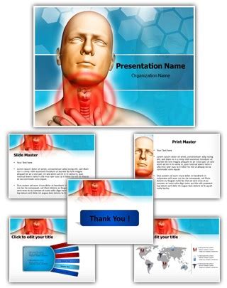 Thyroid PowerPoint Presentation Template With Editable Charts