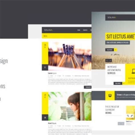 solana multipurpose psd template psd templates html5 templates