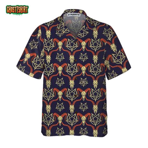 Goat Head Satanic Hawaiian Shirt