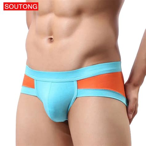Soutong 2017 Addicted Men Underwear Slip Homme Shorts Sexy U Convex