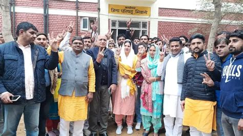 Om Prakash Dhankar🇮🇳 On Twitter भिवानी जिला परिषद की चेयरमैन एवं वाइस