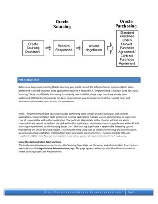 Oracle Sourcing Setup PDF