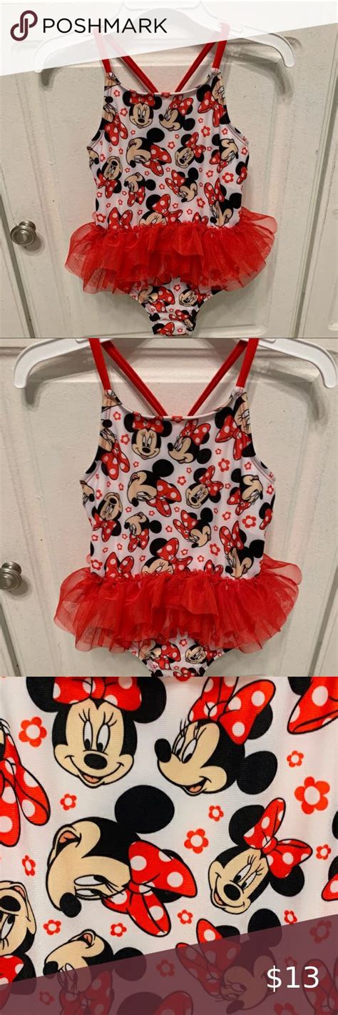 Disney Jr Minnie Mouse One Piece Bathing Suit