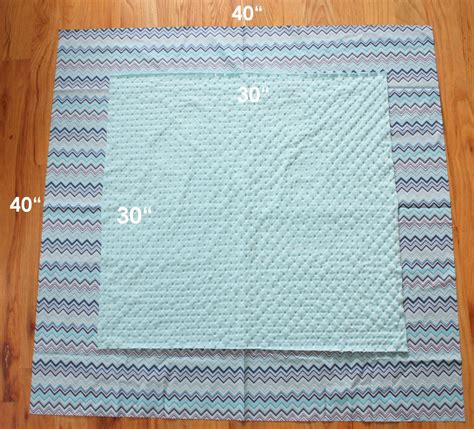 How To Sew A Cuddle Minky Self Binding Receiving Blanket With Mitered Corners