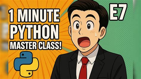 1 minute python masterclass episode 7 variables youtube