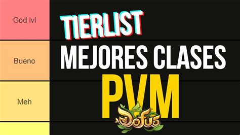 Las MEJORES CLASES Para PVM Tier List Dofus 2 66 YouTube