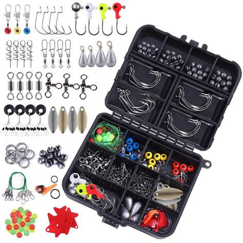 160 187pcs Fishing Accessories Kit Jig Hooks Fishi Vicedeal