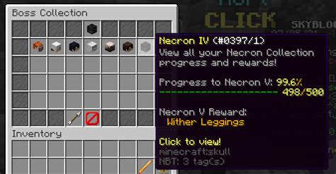 Getting A Necrons Handle Hypixel Skyblock Sirknightj