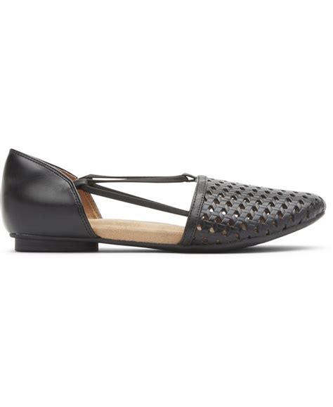 Rockport Womens Reagan Perforated Flats And Reviews Flats Shoes Macys