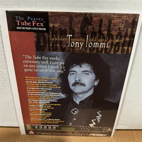 Peavey Art Tony Iommi Of Black Sabbath Peavey Amps 997 Print