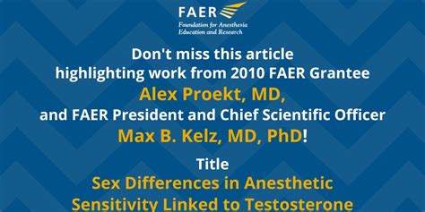 Foundation For Anesthesia Education And Research On Linkedin Sex