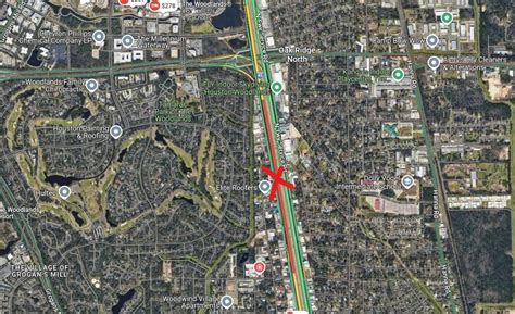 Traffic Alert I 45 Sb Ml The Woodlands Wreck Montgomery County