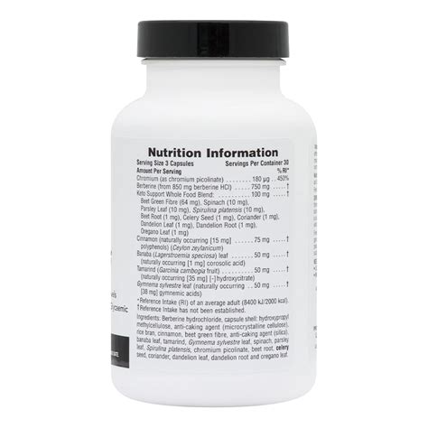 Ketoliving™ Sugar Control Capsules Naturesplus Uk