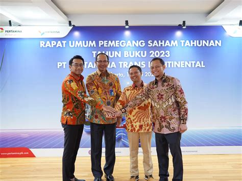 Cetak Sejarah Untuk Kali Pertama Laba Bersih PT Pertamina Trans