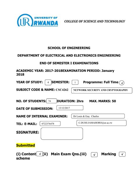 2017 2018 exam network security and cryptography