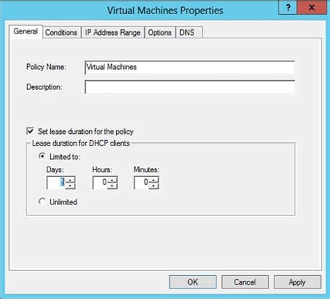 Use DHCP Policy Based Assignment In Windows Server