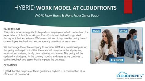 cf hybrid work model ppt