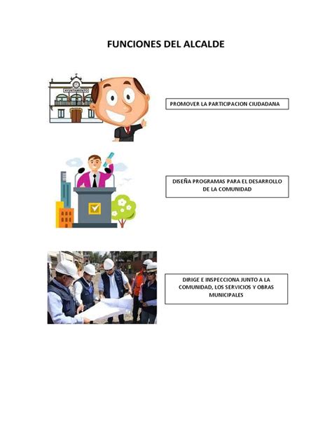 Funciones Del Alcalde Pdf
