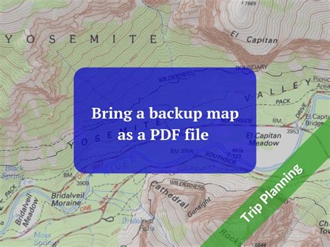 Bring A Backup Map As A Pdf File — Alpinesavvy