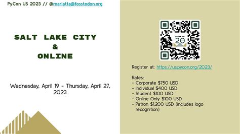 Pycon Us 2023 Lightning Talk Speaker Deck