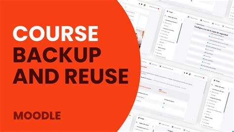Moodle Course Backup And Reuse Management E Learning Solutions 3ipunt