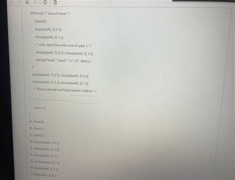 Solved Consider The Following C Program That Executes Three