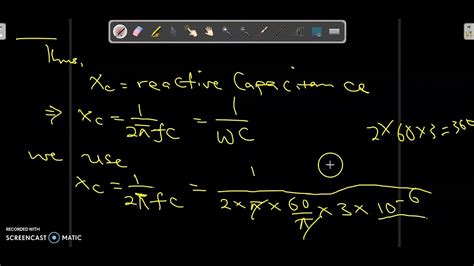 How To Calculate Reactive Capacitance Understanding Capacitive