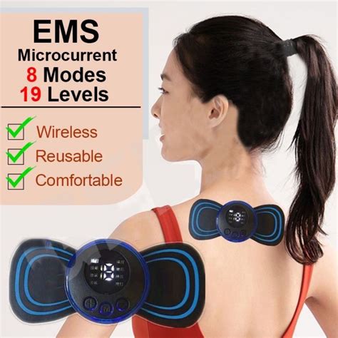 Rechargeable Mini Electric Neck Massager Cervical Shoulder Body