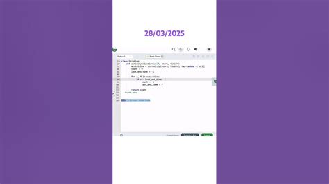 activity selection gfg coding gfgpotd python pythonprogramming
