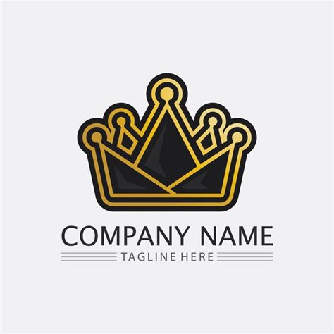 Premium Vector Crown Logo And Queen King Logo Designtemplate Vector